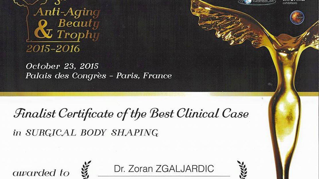 NOMINATION: THE BEST SURGERY BODYSHAPING AT BEAUTY TROPHY PARIS ...